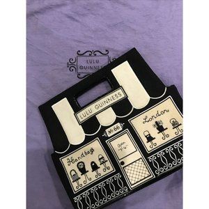 Lulu Guinness | Bags | Lulu Guinness Vintage 9s Shop Front Felt Wool ...